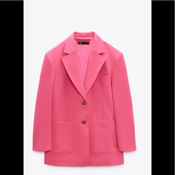 Zara | Jackets & Coats | Zara Meanswear Style Blazer Can Fit For L Too ...